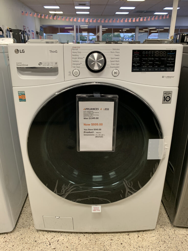 5.0 cu. ft. Mega Capacity Smart wi-fi Enabled Front Load Washer with ...