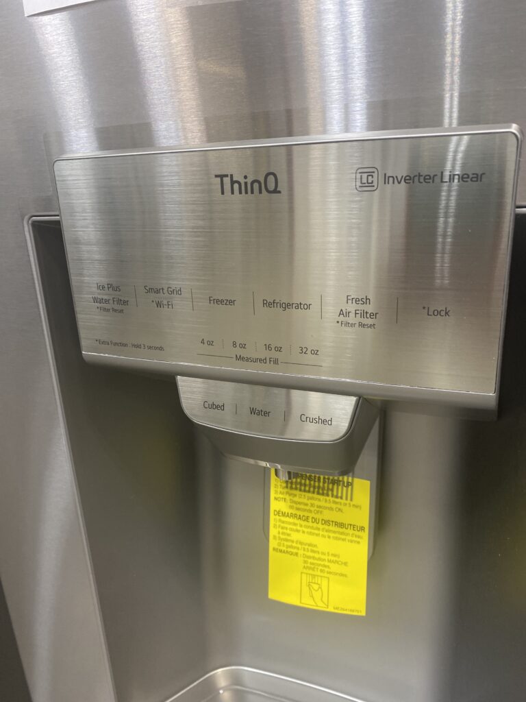24 cu. ft. Smart wi-fi Enabled Counter-Depth Refrigerator with Craft ...